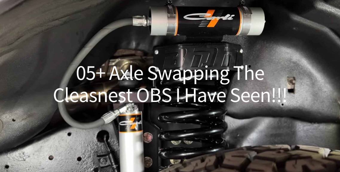 05+ Axle Swapping The Cleasnest OBS I Have Seen!!! - handsminimaxx